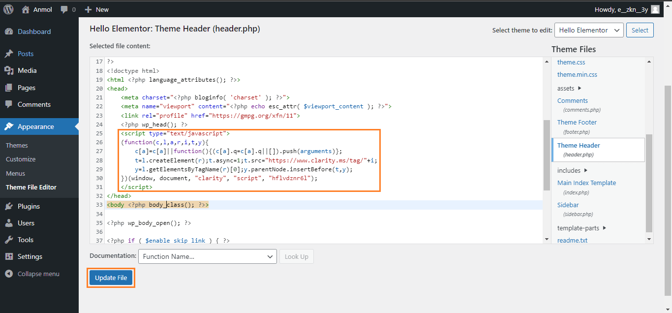 How to Connect Microsoft Clarity With WordPress, Magento & PHP